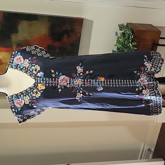 Johnny Was | Dresses | Johnny Was Embroidered Dress Size Xs | Poshmark